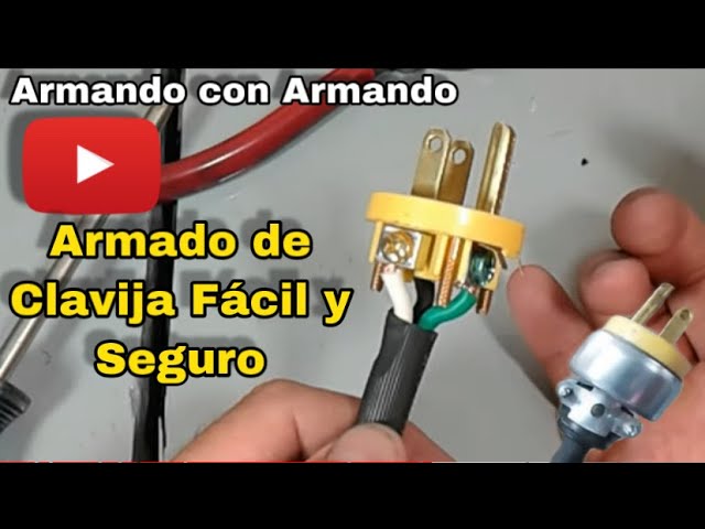 Cómo colocar un enchufe de 3 cables 】 - El mundo del motor