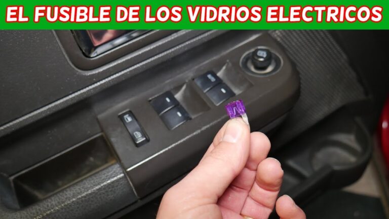 Cuál es el fusible de las ventanas electricas 】 - El mundo del motor